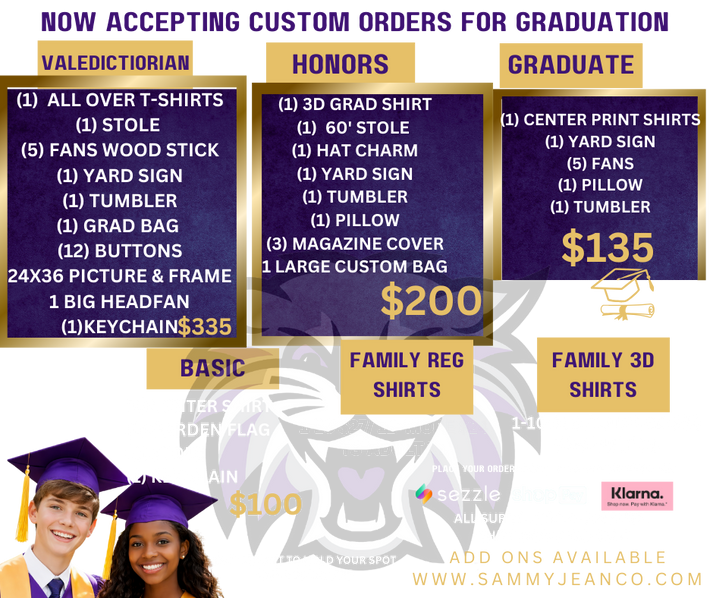 Graduation 2026 Packages – Sammy Jean &Co